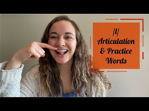 /l/ Articulation & Practice Words