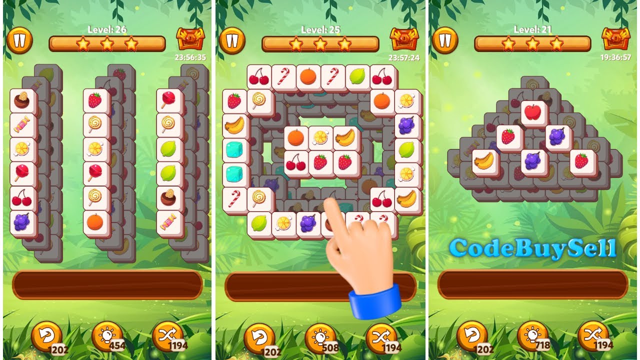 Tile Match 3 Puzzle Game - Unity Source Code | Reskin Project | Hire Game Developers