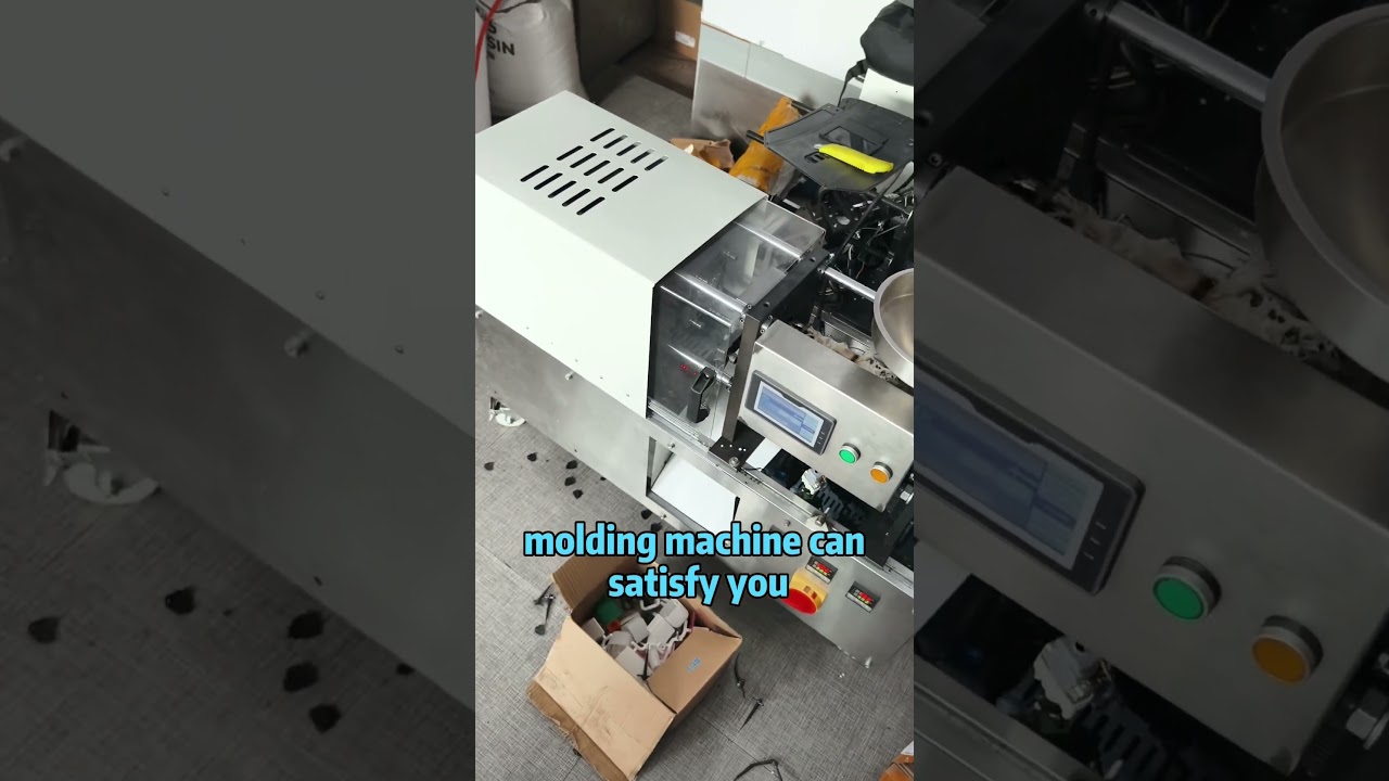 With a limited budget, this smallest injection molding machine can satisfy you. It is easy to use.