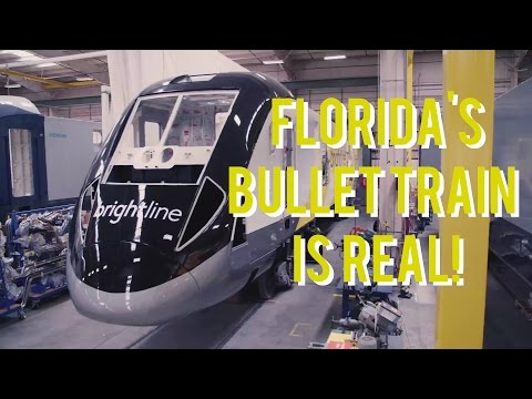 Bullet Train in Florida Being Built - FAST FORWARD