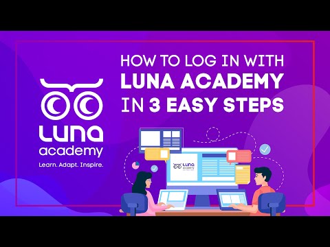 Login with LUNA Academy in 3 Easy Steps!