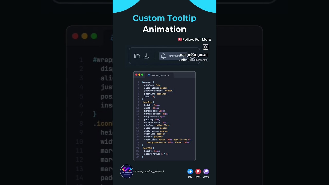 customer tooltip animation #html #css #javascript #programming