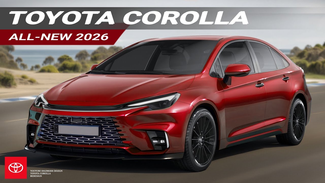 All-New 2026 or 2027 Toyota Corolla Sedan Gets Thoroughly Redesigned ...