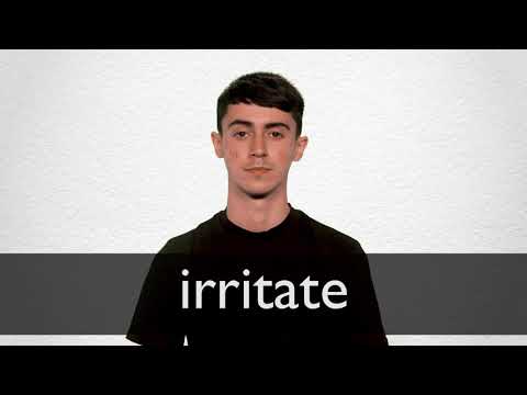 How to pronounce IRRITATE in British English