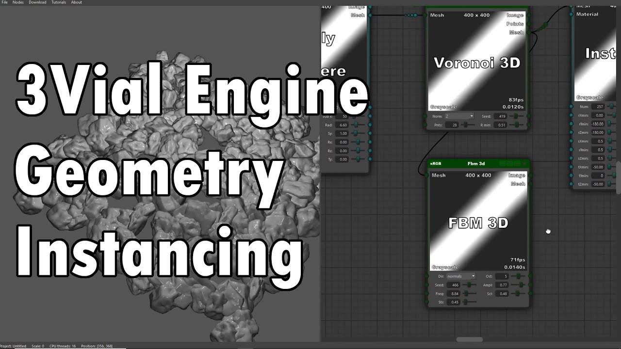 3Vial Engine - Geometry Instancing