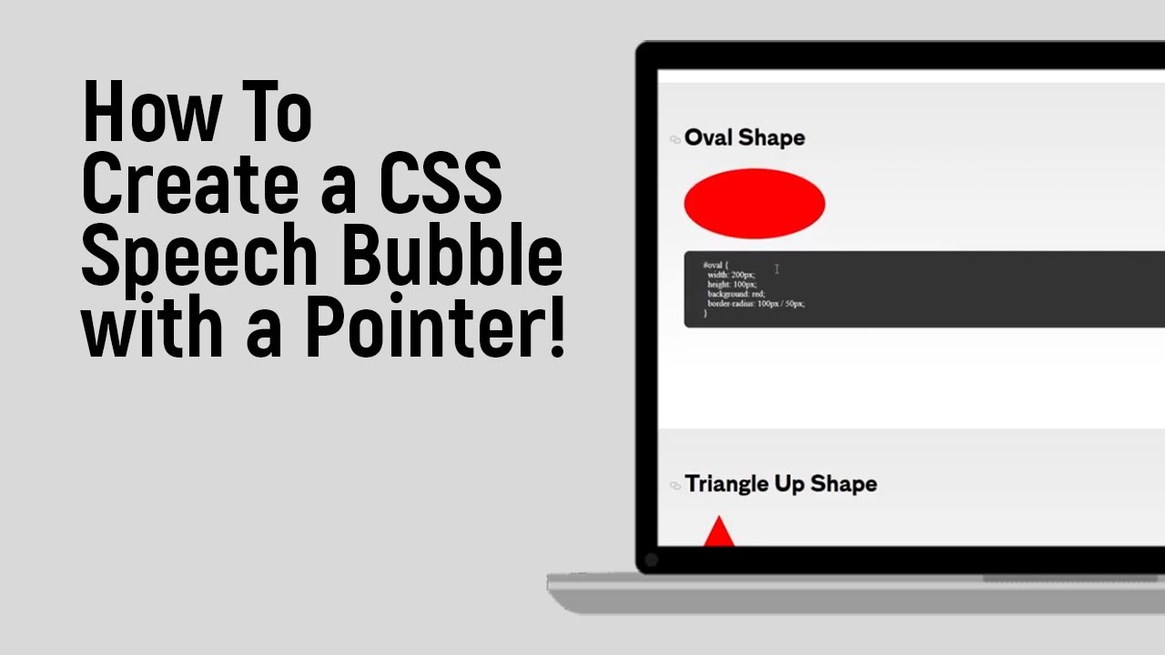 How to Create a CSS Speech Bubble with a Pointer [easy]