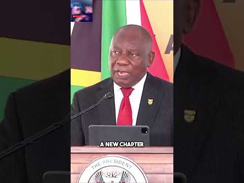 Cyril Ramaphosa: South Africa: A Historic Turning Point #southafrica