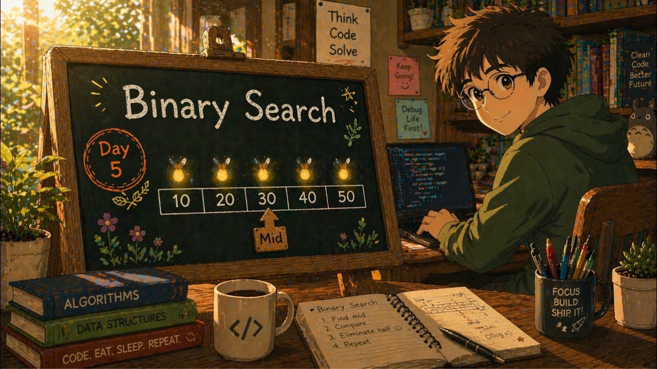 LeetCode DSA Day 25 | Binary Search | 100 Days DSA Challenge | Placement Prep 2026 #FAANG