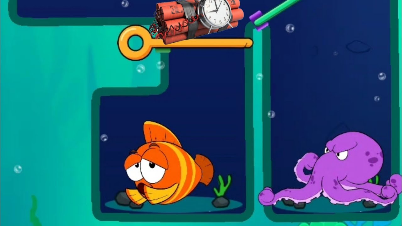 Fish Rescue Game | Fish Rescue Pull Pin Puzzle games