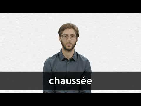 English Translation of “CHAUSSÉE” | Collins French-English Dictionary