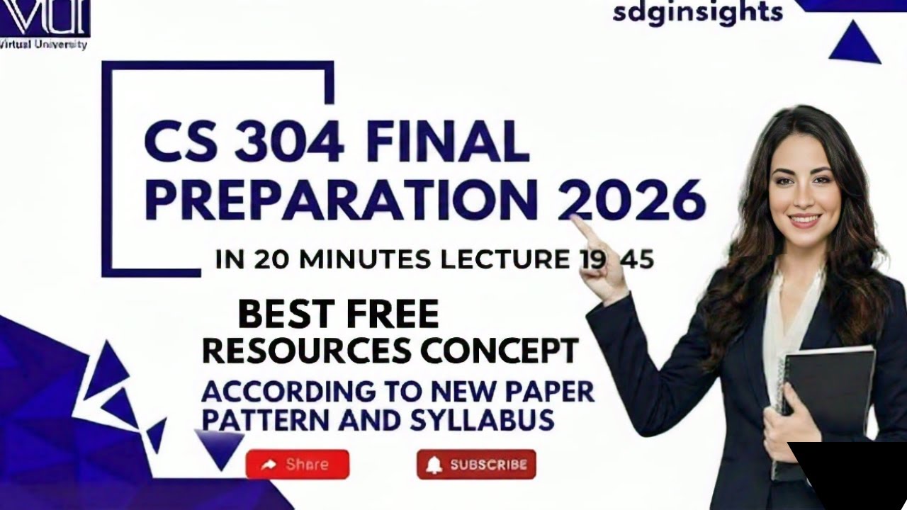 CS304  final term preparation 2026 |  Object Oriented Programming 100% MCQS  | Pro Gift free