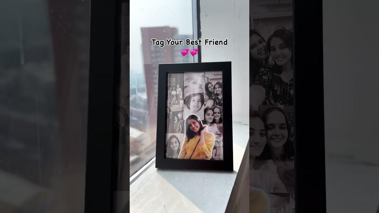 4x6 frame with stand. gift for your best friend 💞 DM for orders. WhatsApp - 9321362005