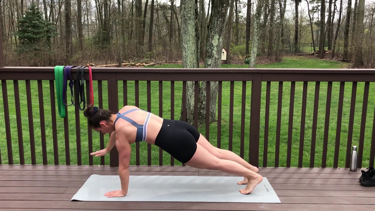 Superman (arms only) | core exercise