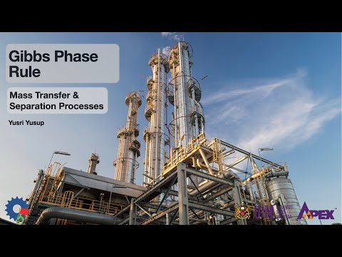Gibbs Phase Rule Video Lecture - Mass Transfer - Chemical Engineering