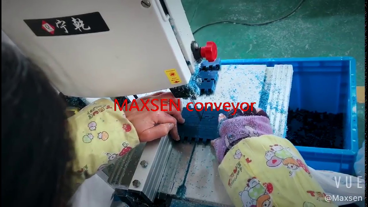 Maxsen MX400 pitch 25.4mm flat blue modular belt trimming size