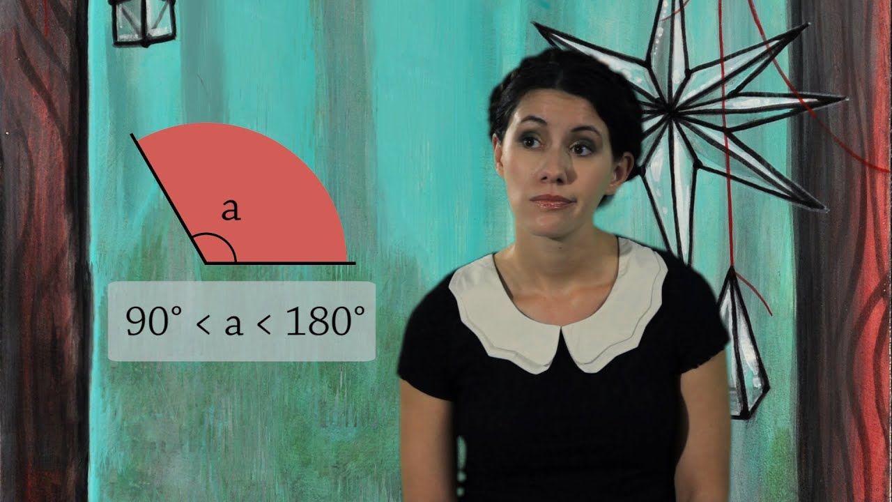 What are obtuse angles? Geometry Terms and Definitions