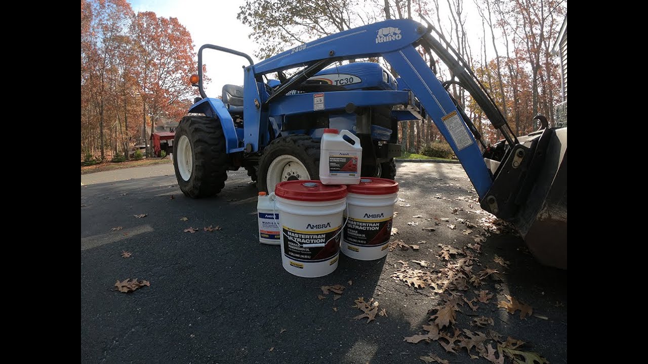 How To Change Hydraulic Oil On New Holland TC30