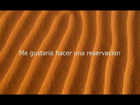 How to say I'd Like To Make A Reservation in Spanish