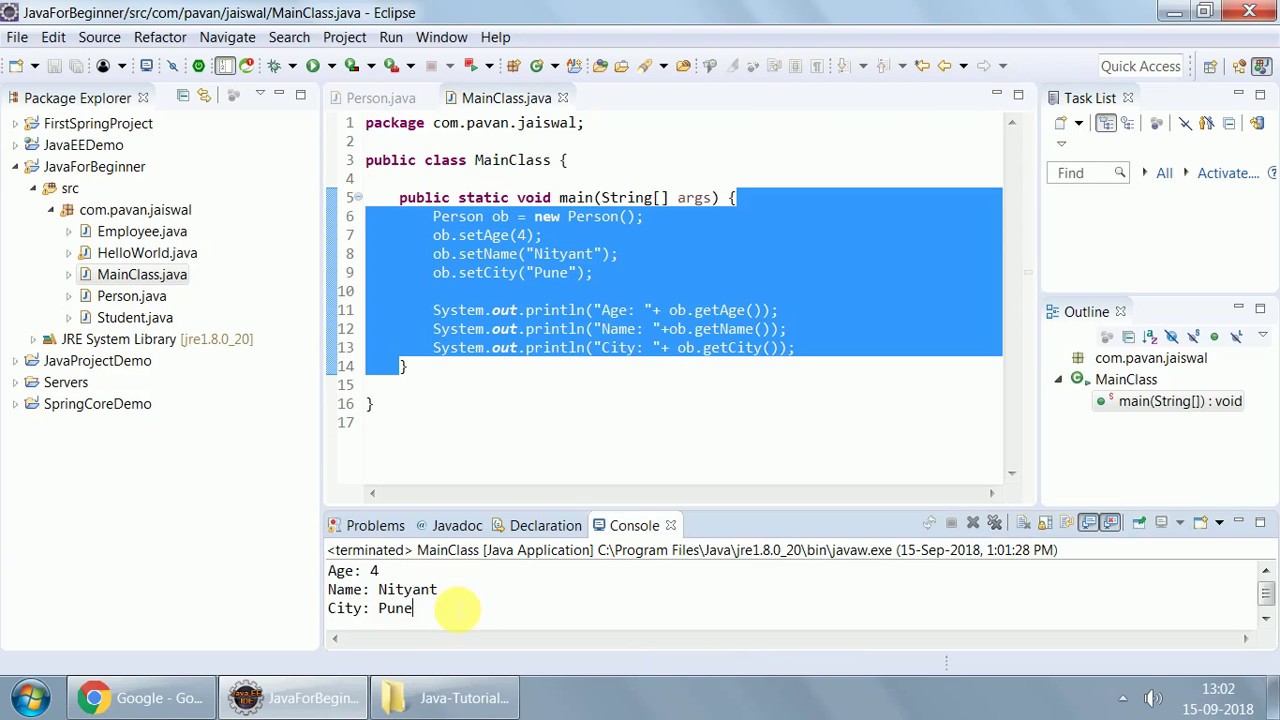 5 Plain Old Java Object - POJO in Java
