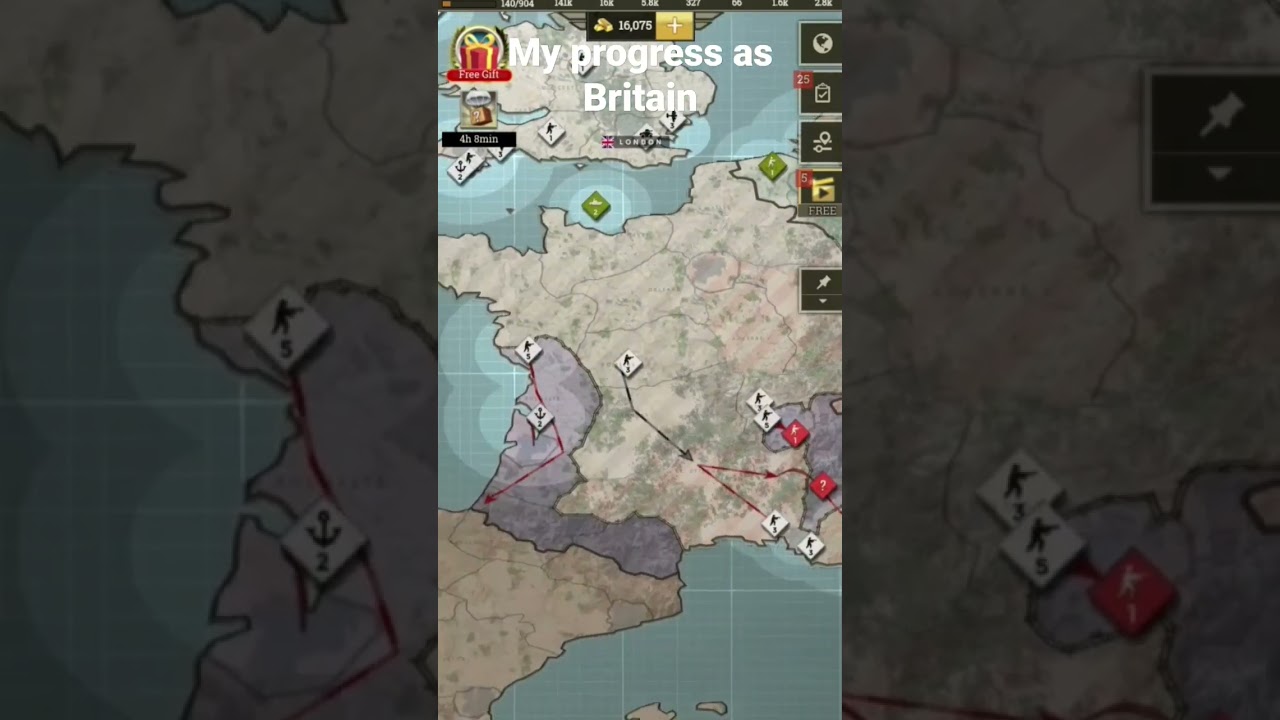 My naval invasion via the English channel has been a suscess, #call of war