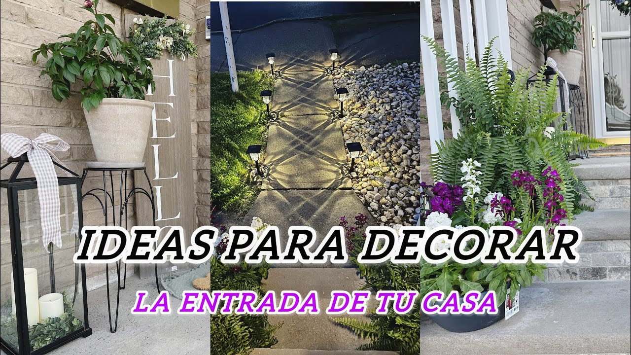 SUMMER DECOR 🪴 IDEAS TO DECORATE YOUR ENTRANCE | #home decoration #ideas #homedecor