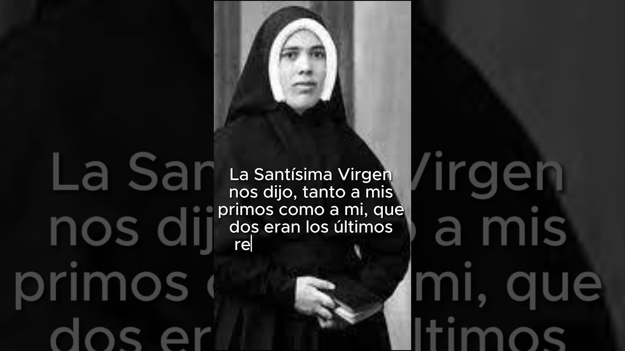Frases de Santos - Sor Lucia de fatima - #frases #santo #catholicsaint #amor #fe  #history