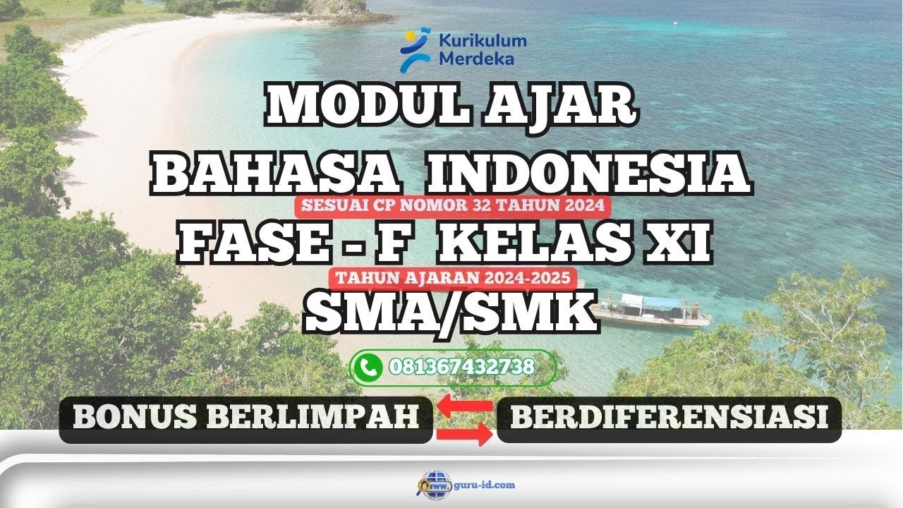modul ajar bahasa indonesia kelas XI edisi revisi sesuai cp 2024