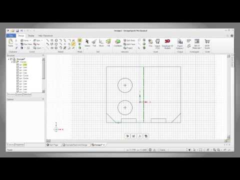 DesignSpark Mechanical - Basics - 3. Sketching - Full tutorial Video Lecture - Design Sparks ...