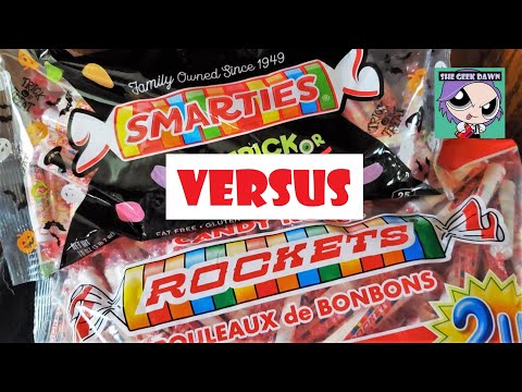 Smarties vs Rockets Candy Taste Test