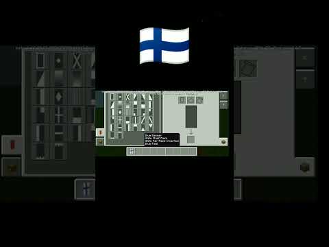 🇫🇮Finland Flag in Minecraft #shorts #minecraft #viral