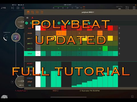 POLYBEAT - Polyrhythmic Drum Sequencer - UPDATED - Tutorial for the iPad — Loopy Pro Forum