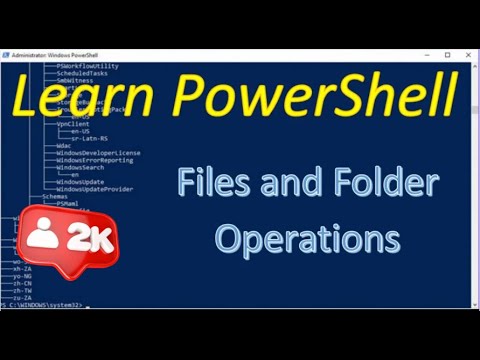 PowerShell - Part 1 | Files and Folder operations using PowerShell | Techno Network