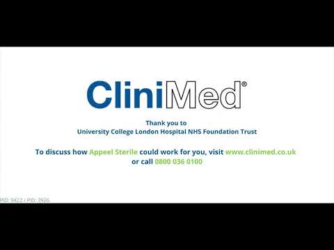 Introducing CliniMed’s demonstration of Appeel Sterile Medical Adhesive Remover Wipes