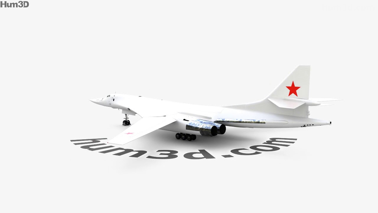 Tupolev Tu-160 3D model by 3DModels.org
