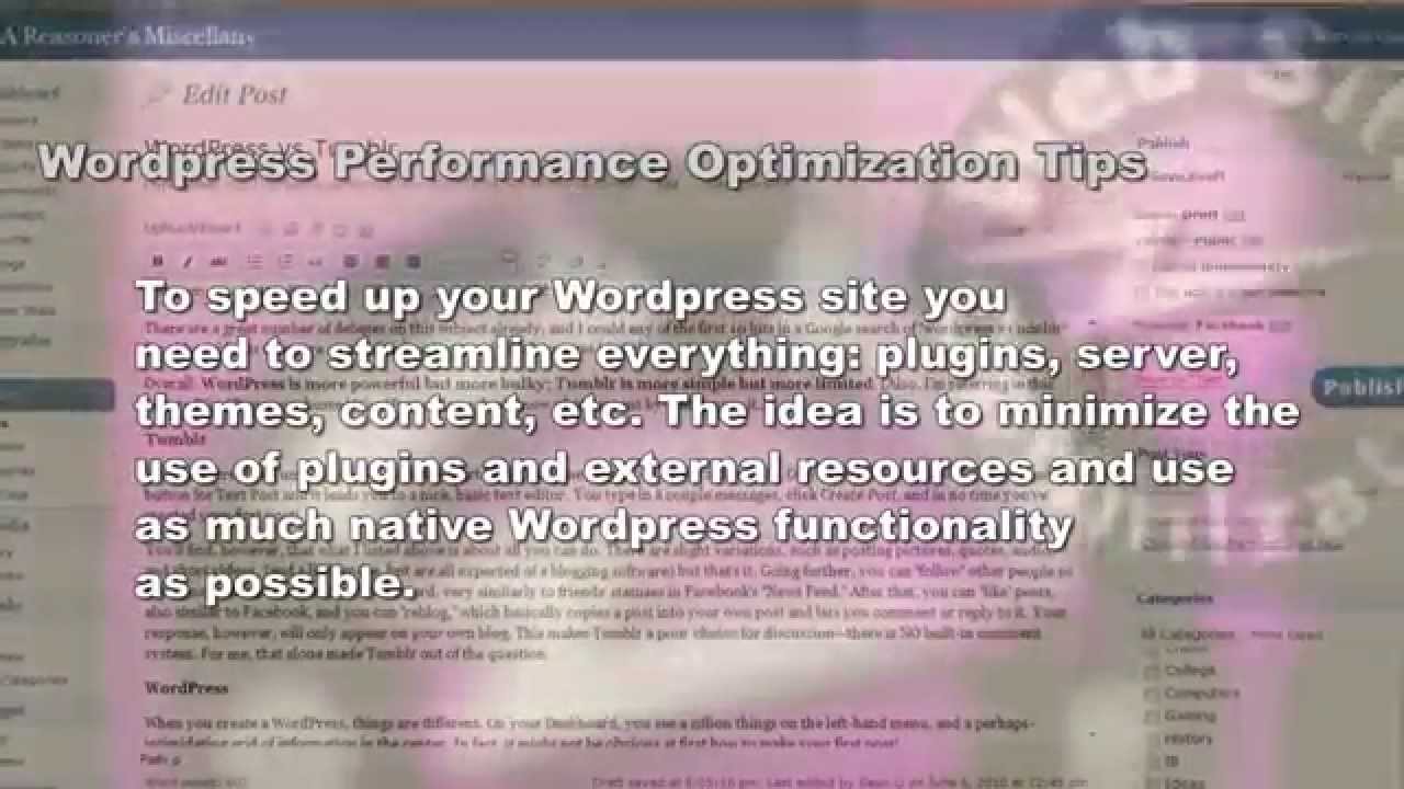 Wordpress Optimization Tips | WebsiteOptimization.com