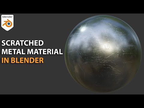 Create a Scratched Metal material in BLENDER