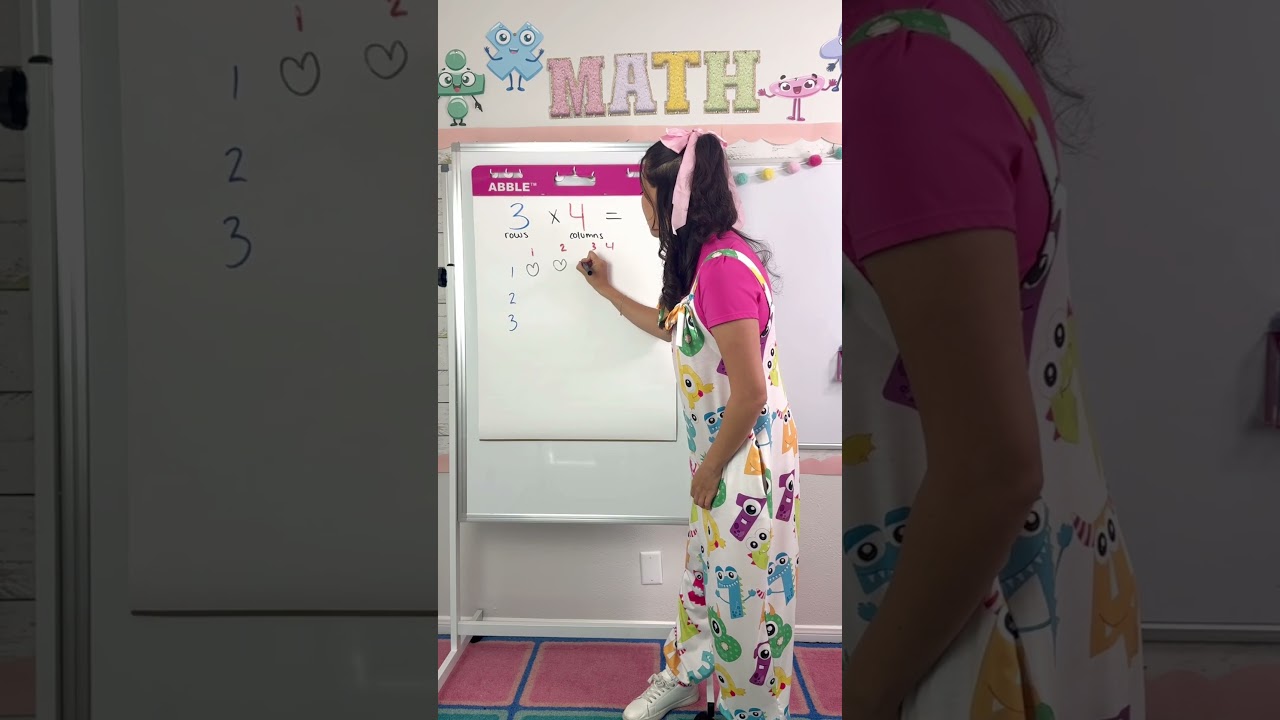 Multiplication with Arrays #mathlessons #maths #multiplication