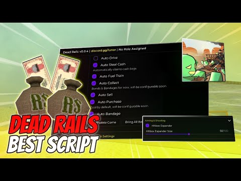 Dead Rails Script Pastebin | Bring Items, Auto Drive, Auto Collect, Hitbox & More (No Key)