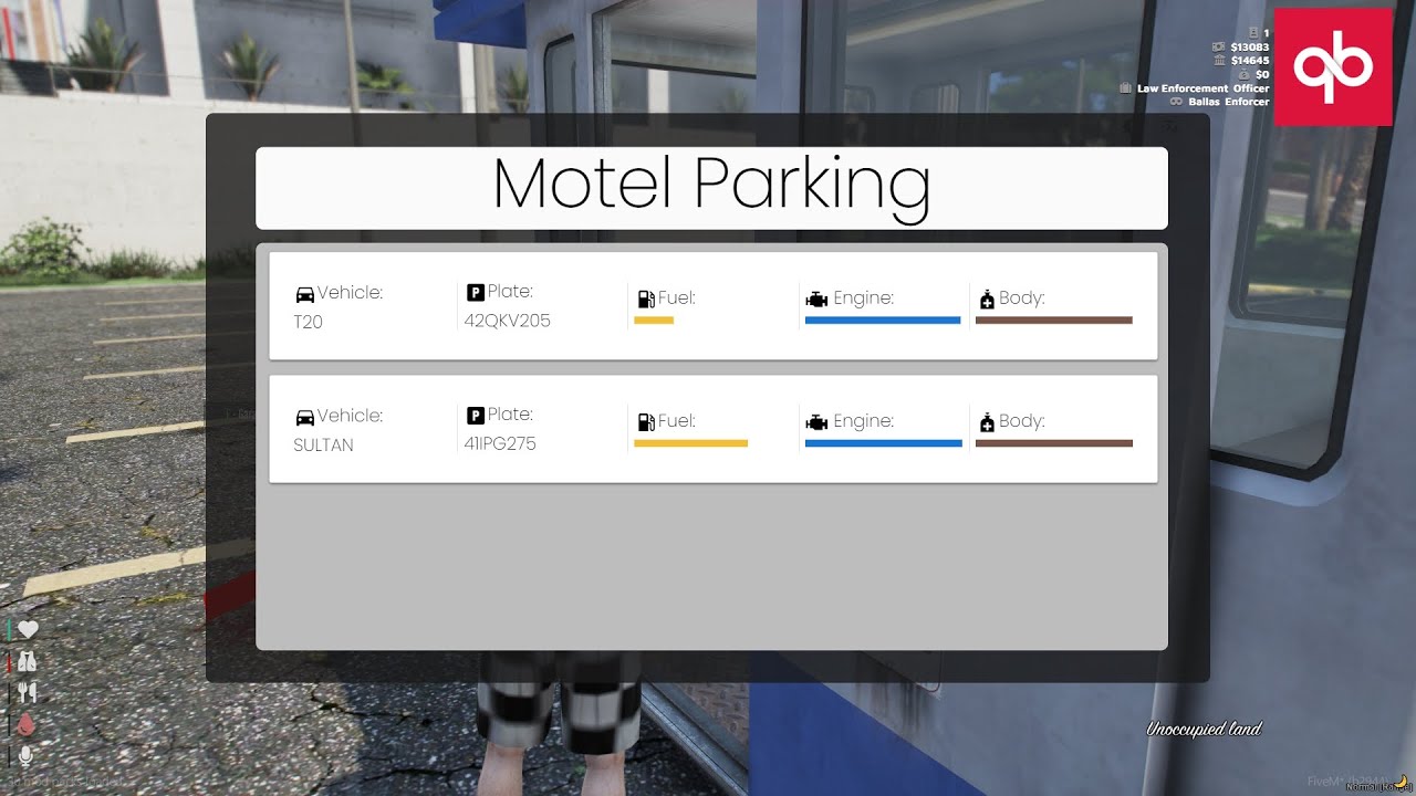 Fivem Garage System | Fivem script | Qbcore Script