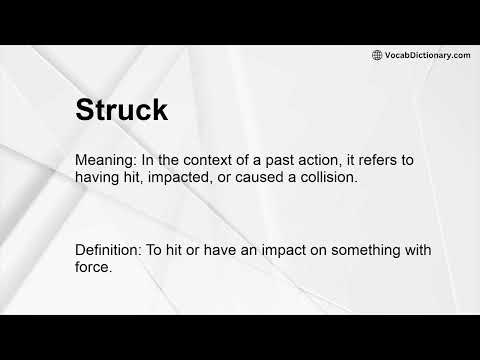 Struck Meaning