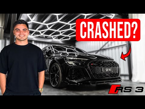REBUILDING MY AUDI RS3 8Y FRONT BUMPER AFTER CRASH!