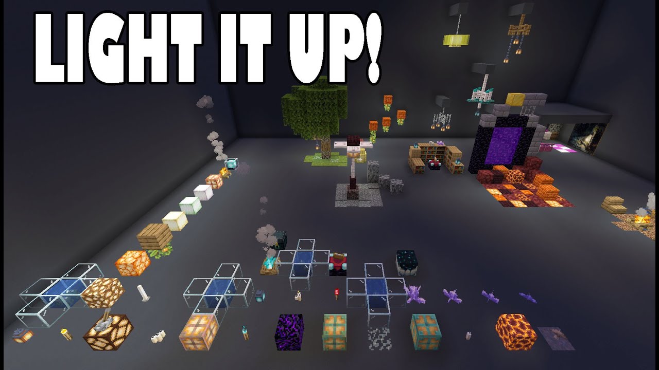 Light it up! How to use Minecraft Lights #minecraft #thegardenawakens