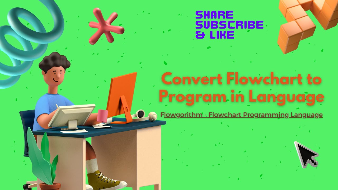 Flowgorithm a visual and animated flowchart and automatic programming no code concept