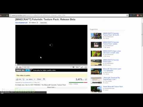 [TUTORIAL] How to download and install the Futuristic Texture Pack | Adam