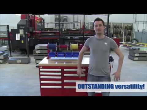Rousseau Metal L-Series Tool Carts