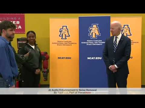 Remarks: Joe Biden Tours the Engineering Complex at North Carolina A&T Greensboro - April 14, 2022