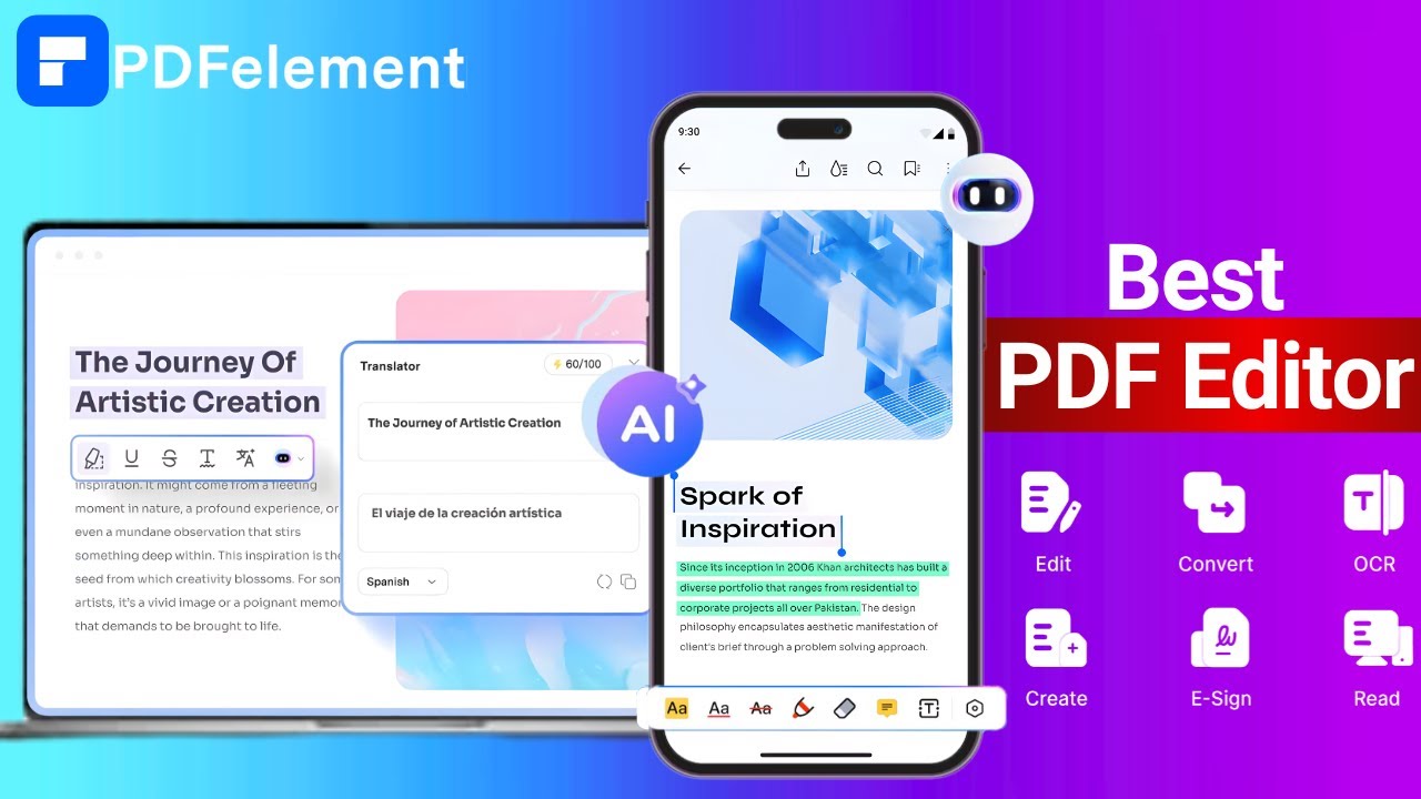 Say GOODBYE to Dull PDFs with Best AI tool — PDFelement