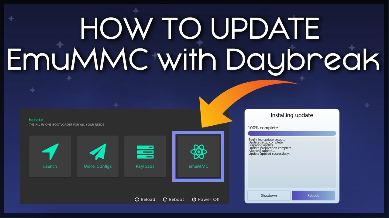 Update EmuMMC with Daybreak - Nintendo Switch 2021 Full Guide