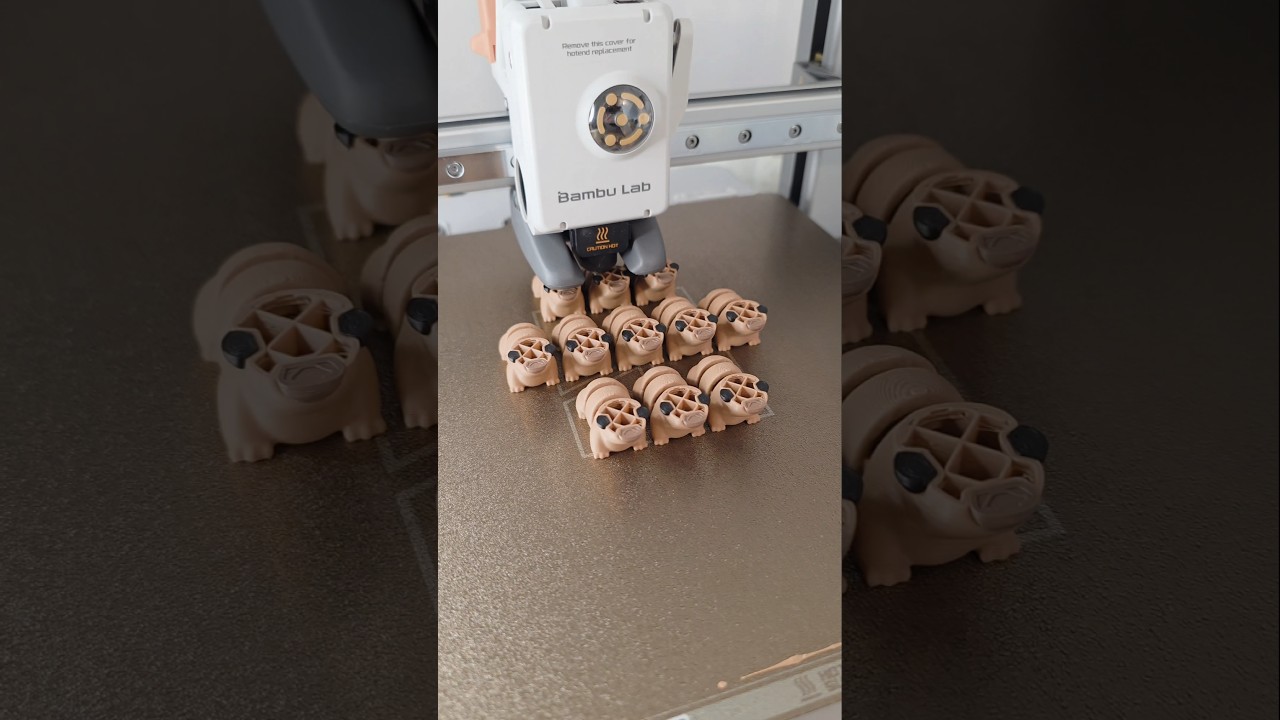 3D Printing Capybara Flexi Toy #3dprinting #satisfying #3dprint #shorts #flexitoy