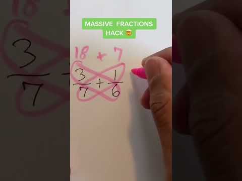 Incredible Trick to Add Fractions (in 2022)